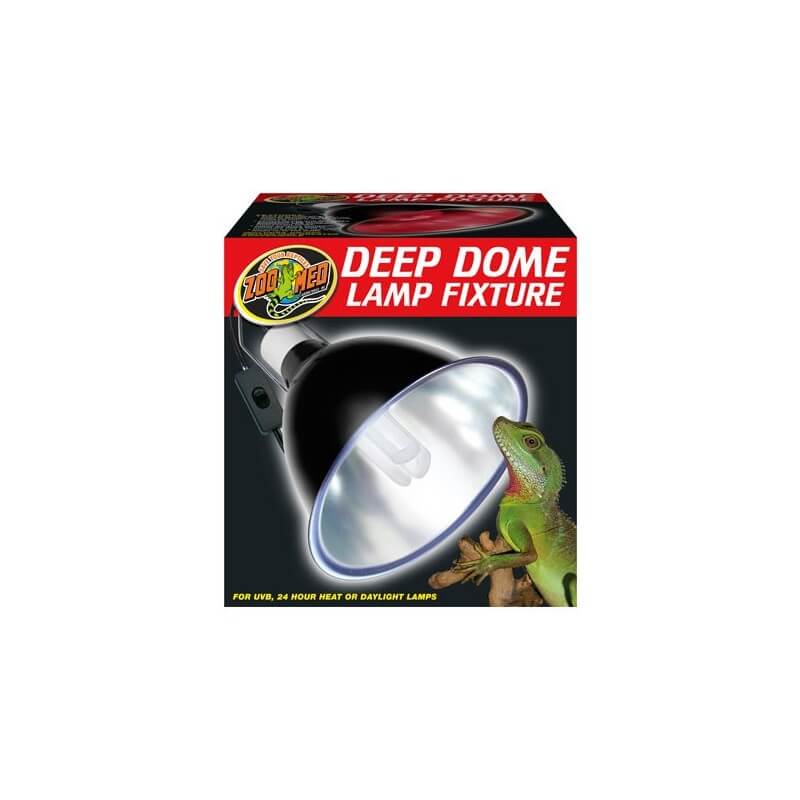 Deep Dome Lamp Fixture (Zoo Med) - Turtles & Scales